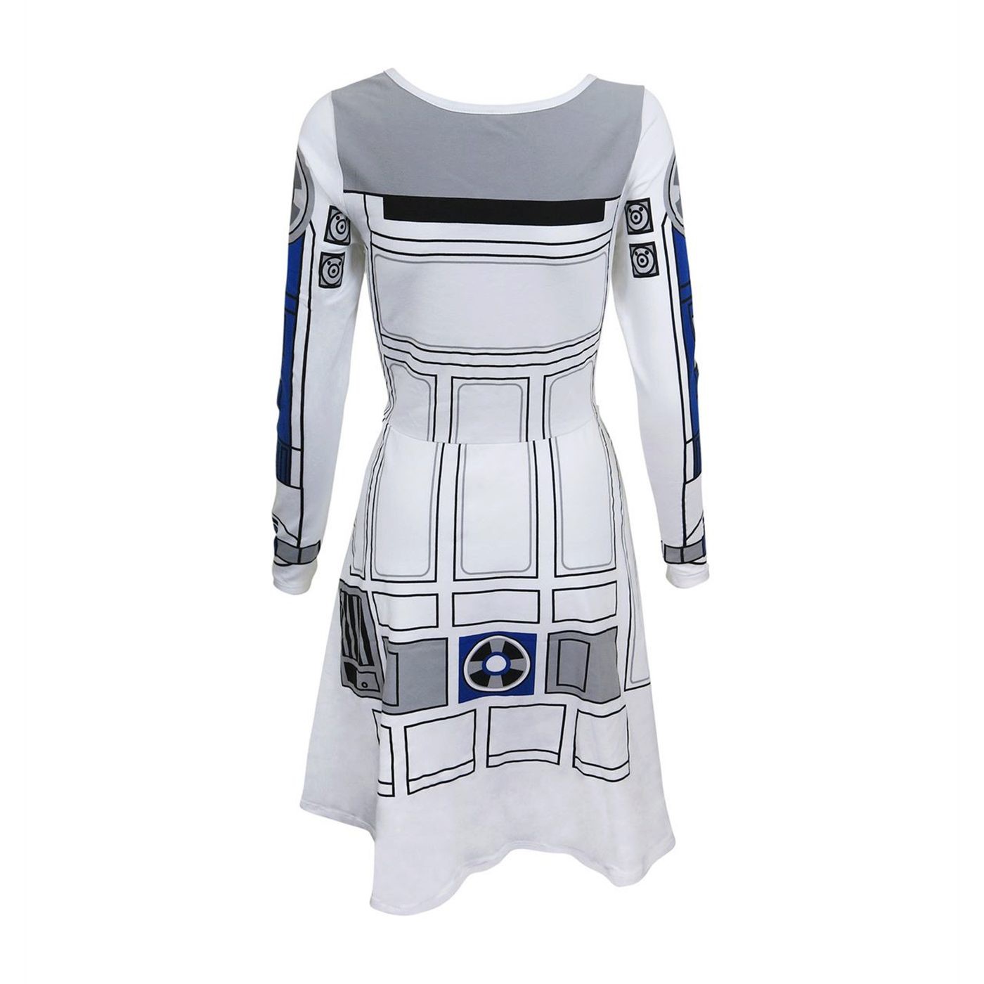 Star Wars R2D2 Long Sleeve Women's Skater Dress
