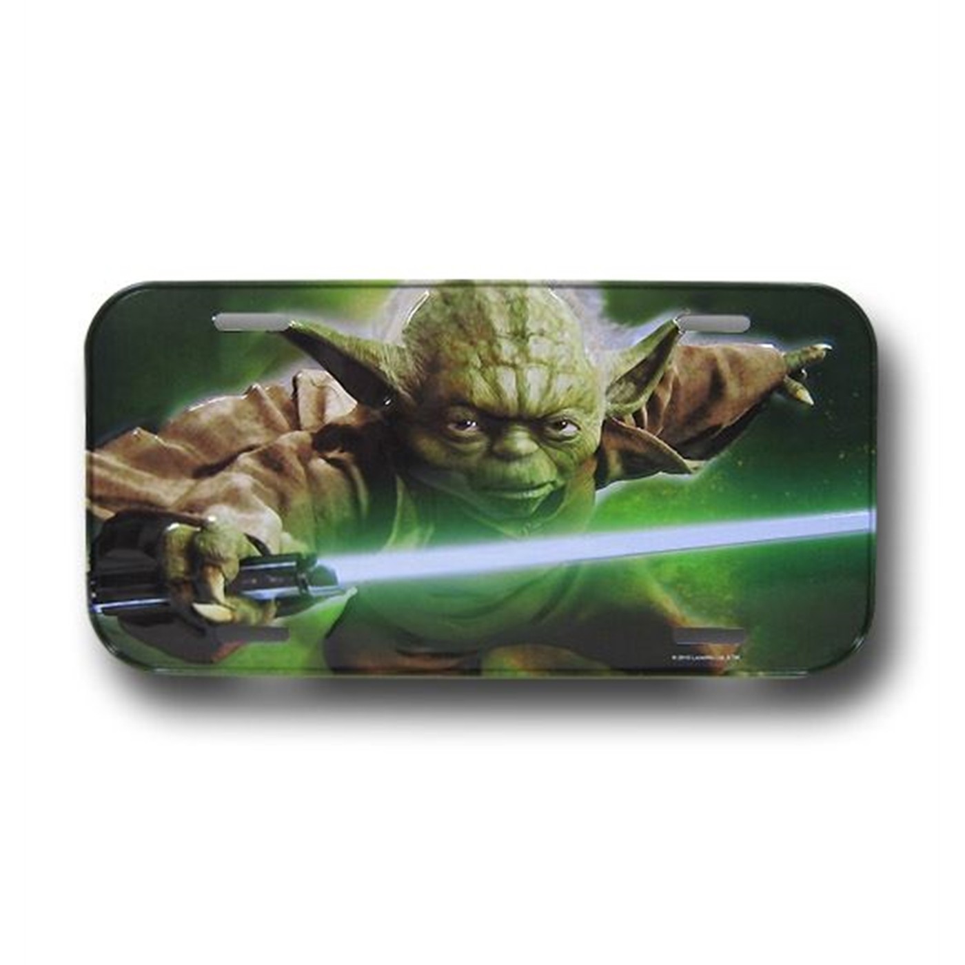 Star Wars Yoda Attack License Plate
