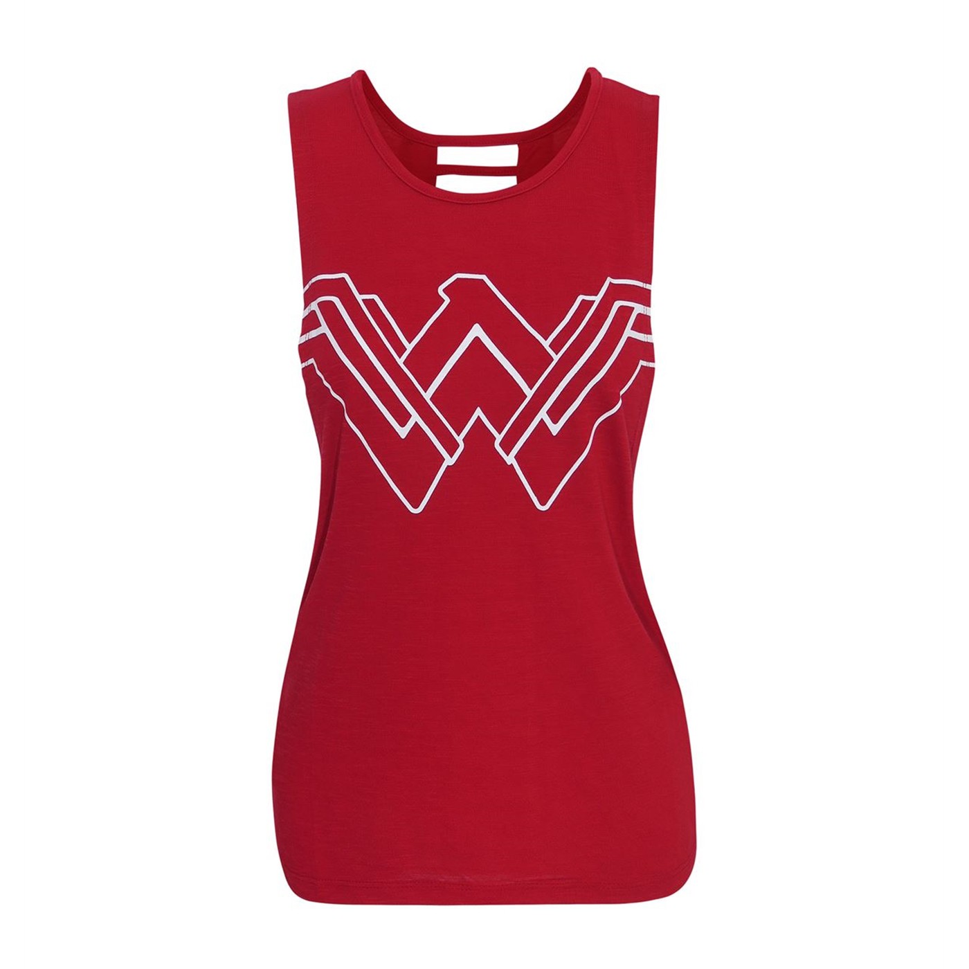 Wonder Woman Movie Logo Women's Dash Back Tank Top