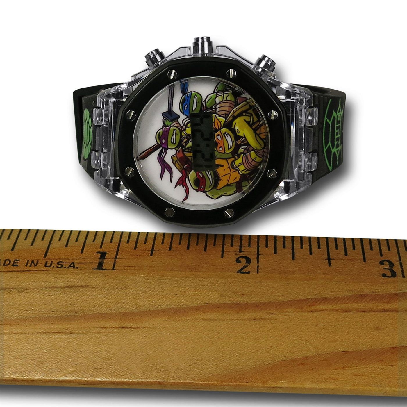 TMNT Light-Up Bezel Kids Watch
