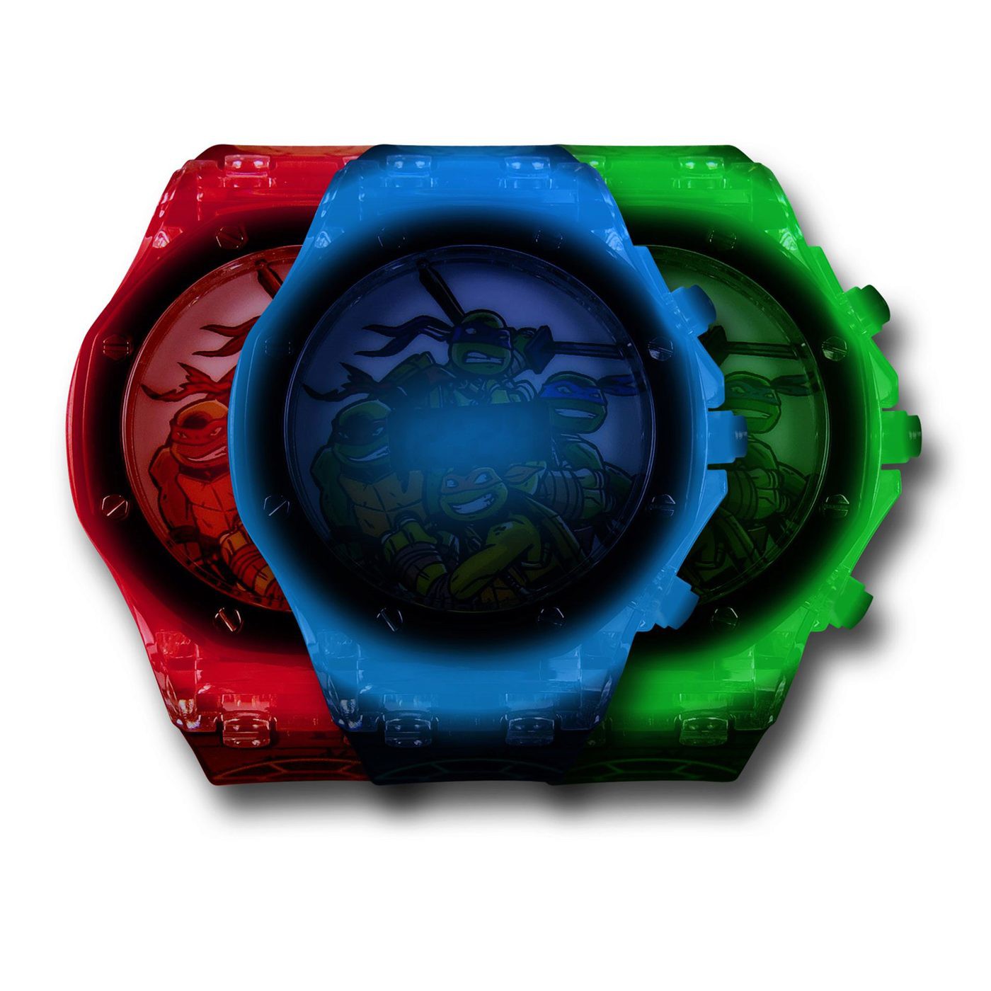 TMNT Light-Up Bezel Kids Watch