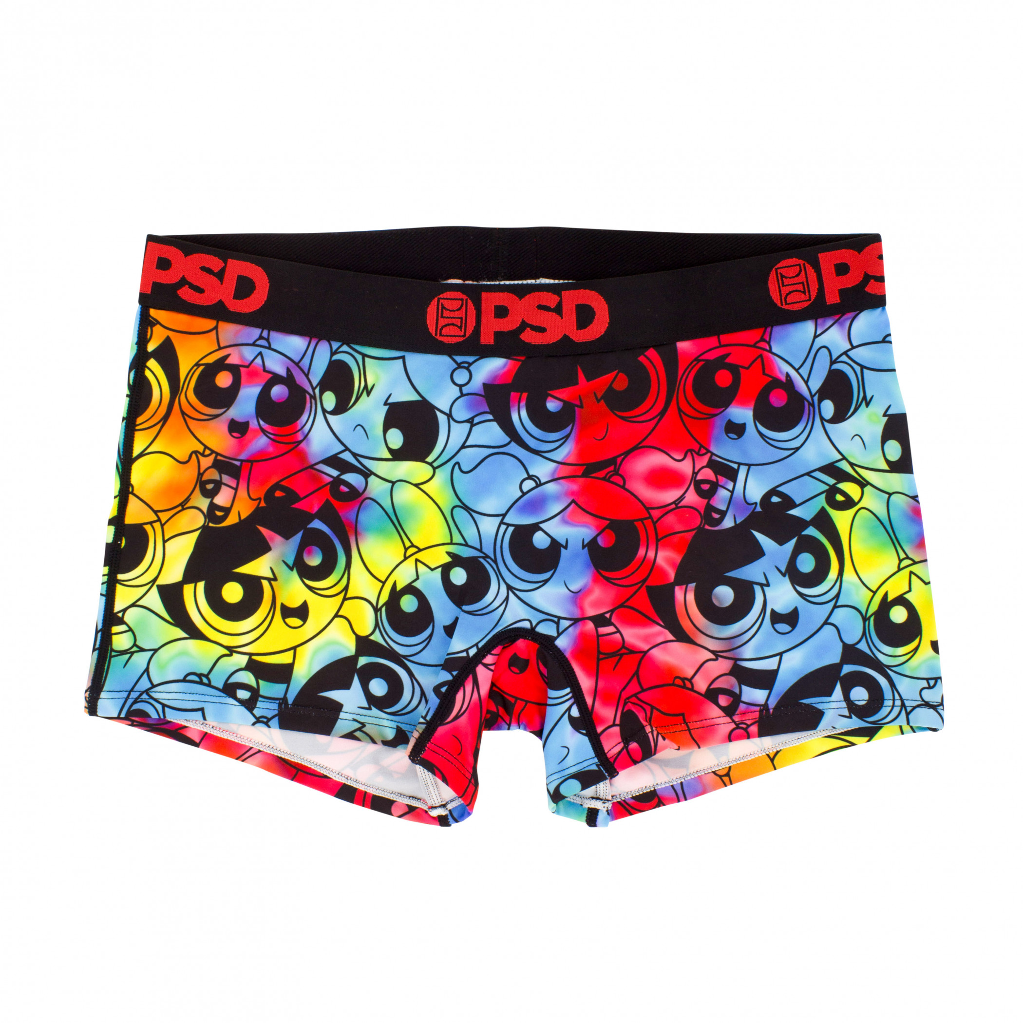 Powerpuff Girls Rainbow PSD Boy Shorts Underwear - Great Gifts Club