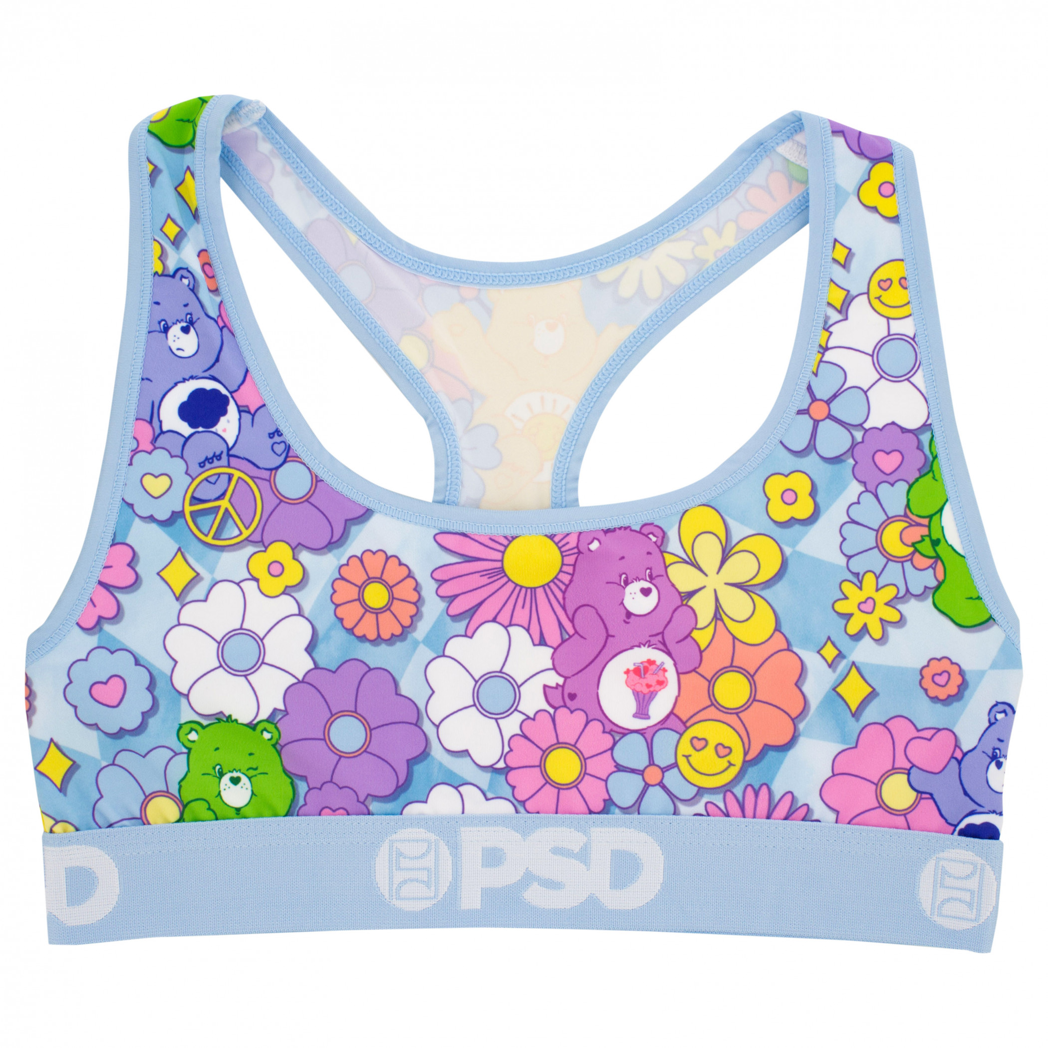 Care Bears Flower Power PSD Sports Bra - Great Gifts Club