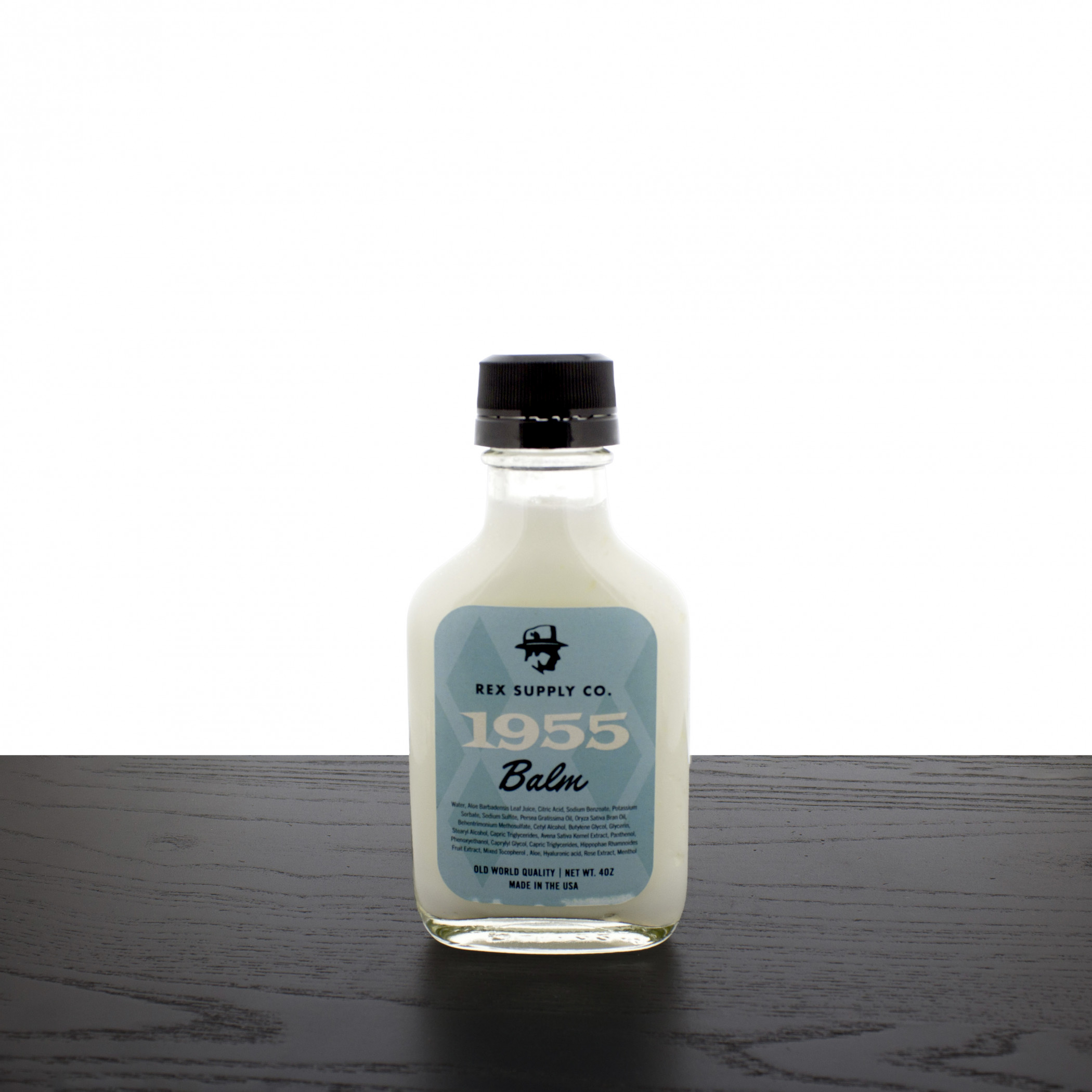 Rex Supply Co. Old World Aftershave Balm, 1955 - West Coast Shaving