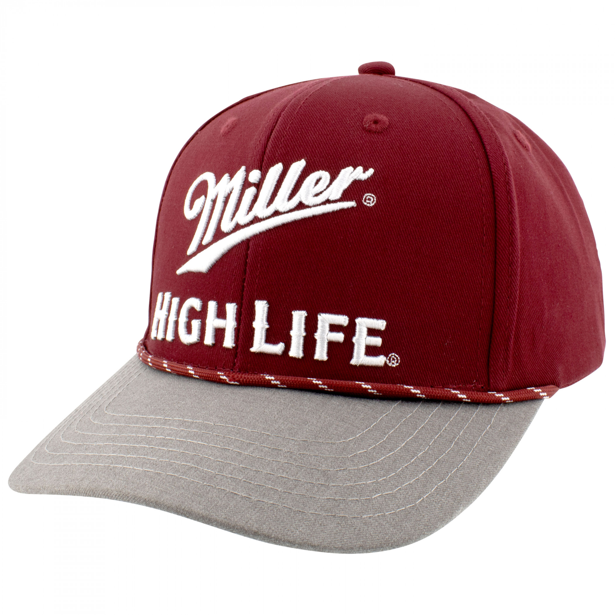 Miller High Life 3D Embroidered Logo Mid Profile Hat