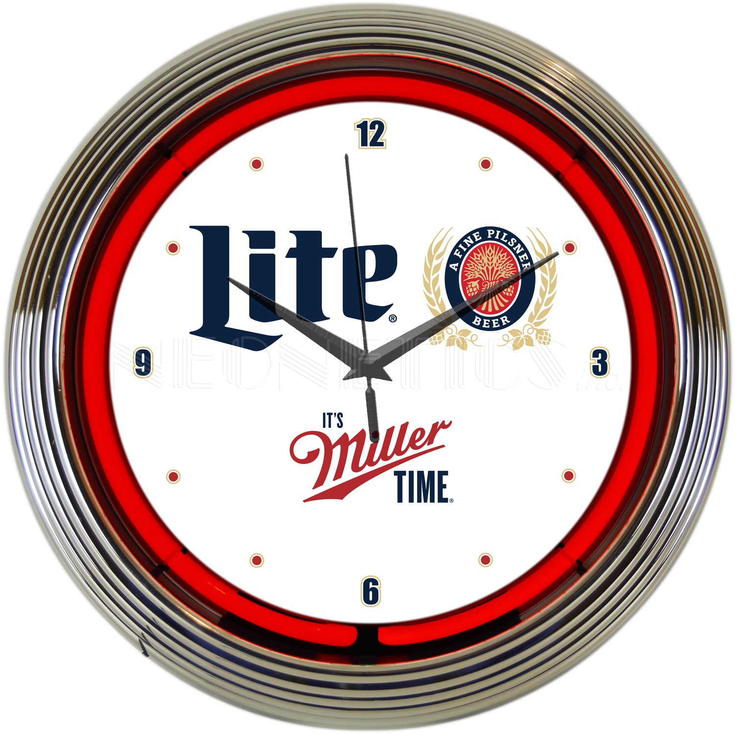 Miller Lite Neon Clock