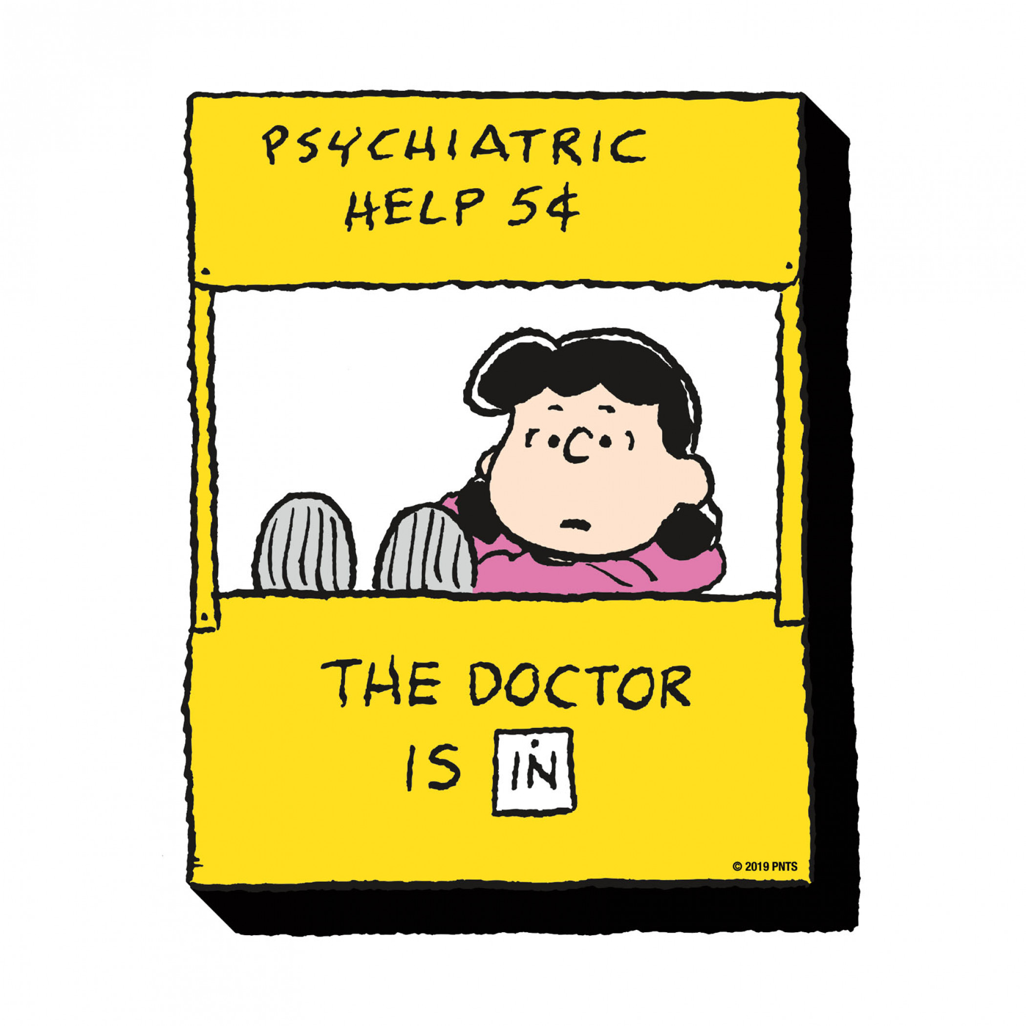 Peanuts Lucy Psychiatric Help Magnet
