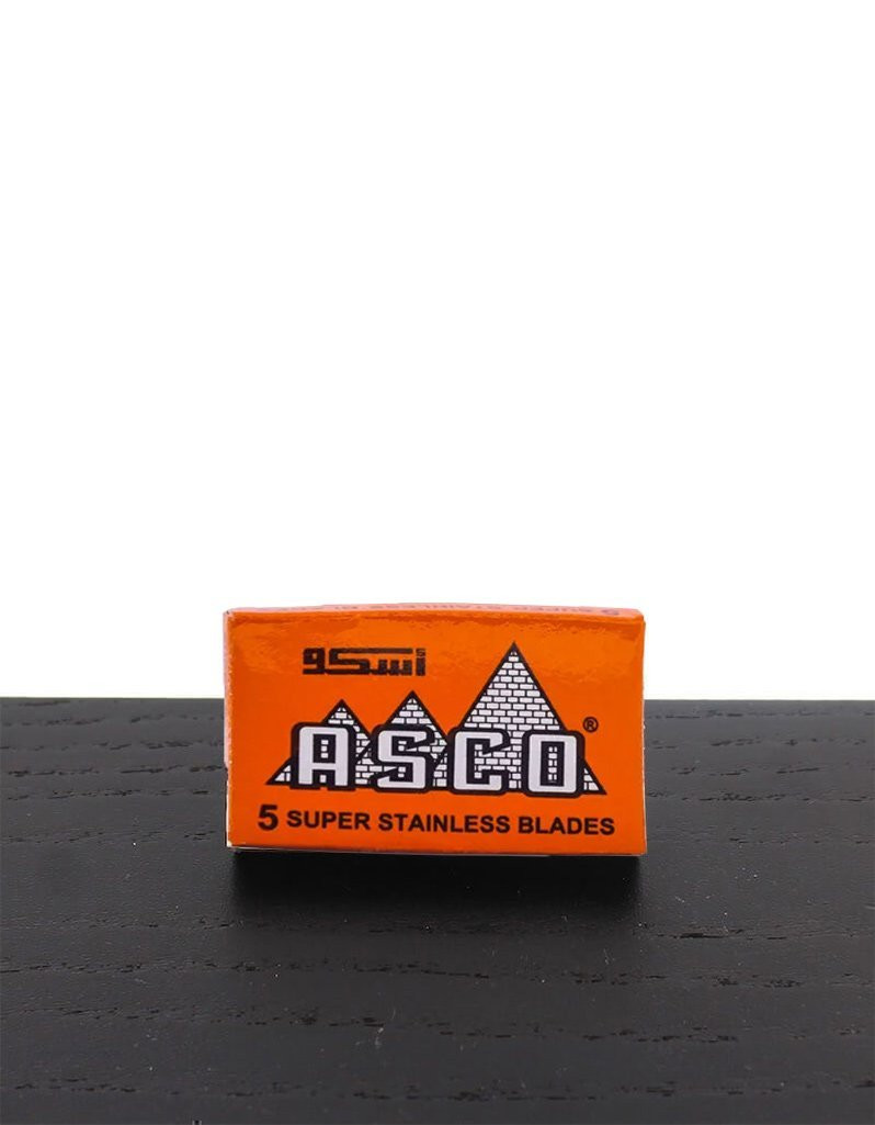 ASCO Super Stainless Orange Double Edge Razor Blades - West Coast Shaving