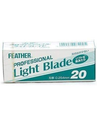 Feather Professional "Light" Blade, 20-Pack - West Coast Shaving