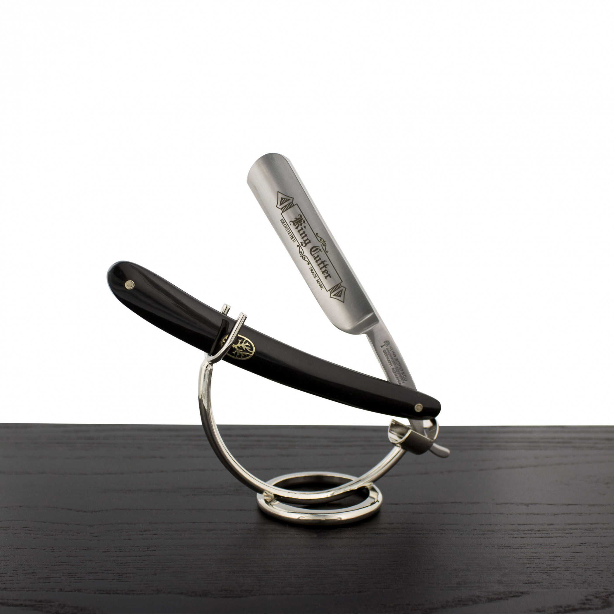 Boker 5/8" King Cutter Straight Razor, Black - West Coast Shaving