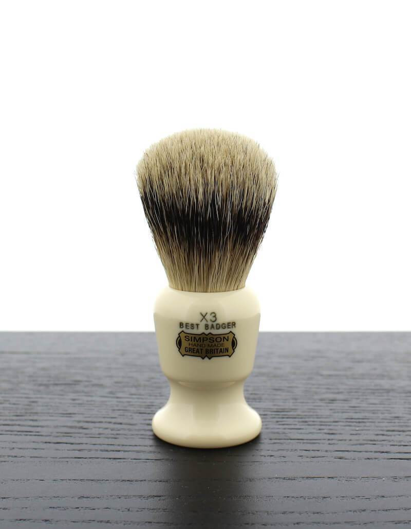 Simpson Commodore X3 Best Badger Shaving Brush X3B - West Coast Shaving