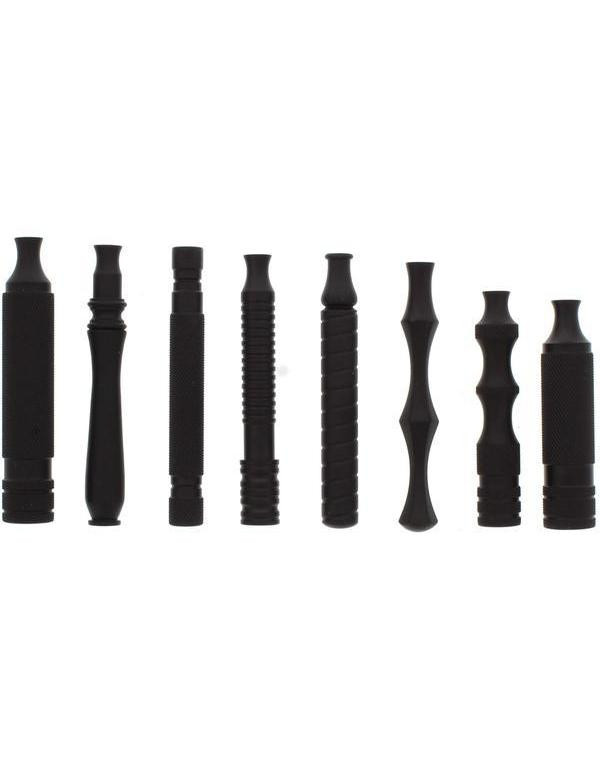 WCS Midnight Collection Stainless Steel Black Razor Handles - West ...