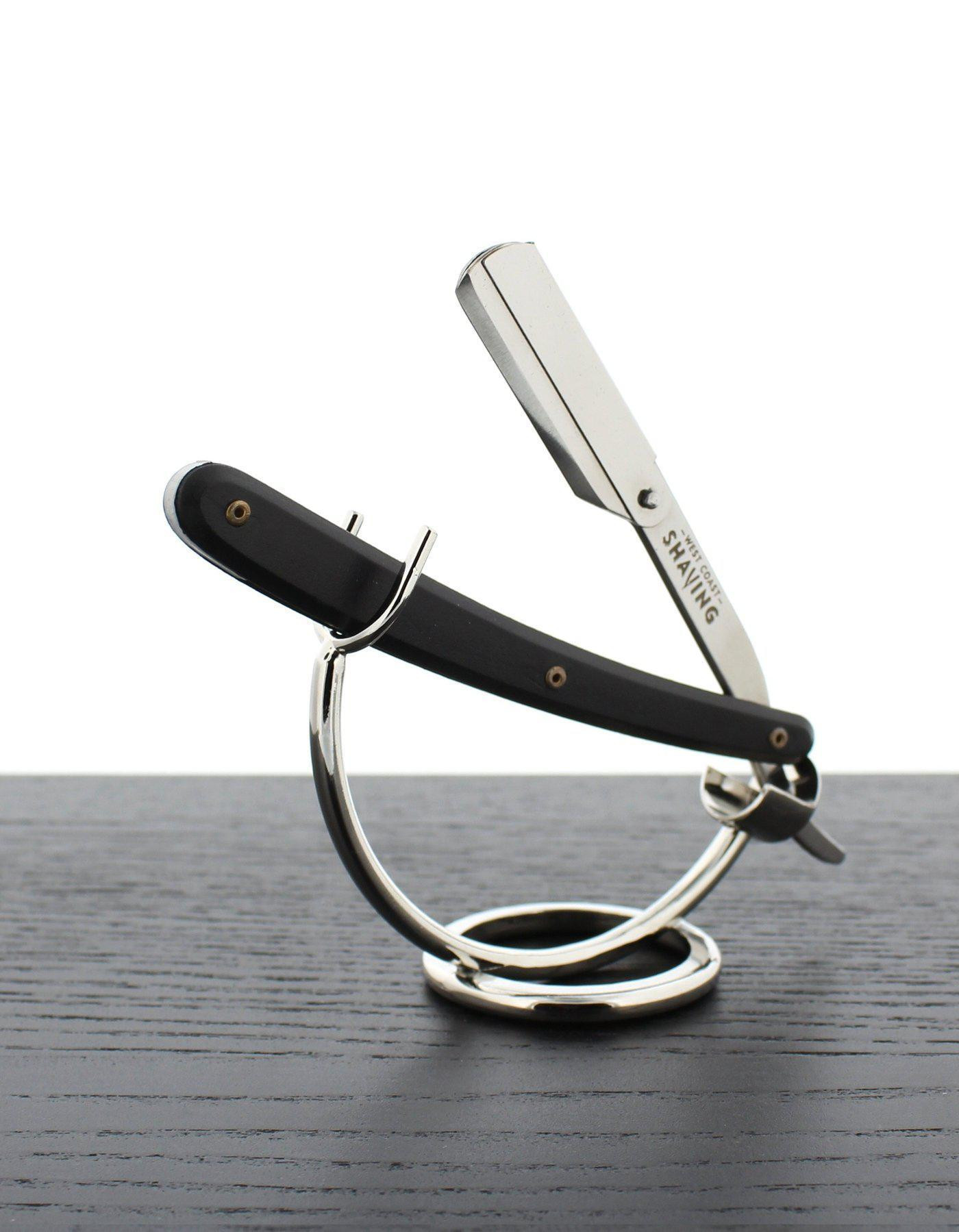 WCS Shavette Straight Razor- Black - West Coast Shaving