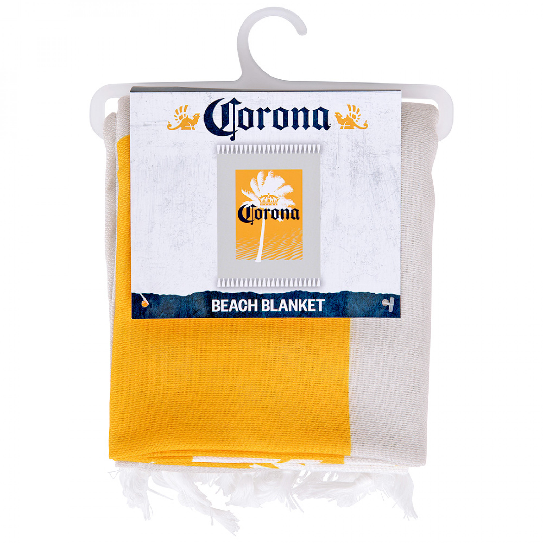Corona Extra Crown Tree Tropical 50'x60' Beach Throw with Tassels