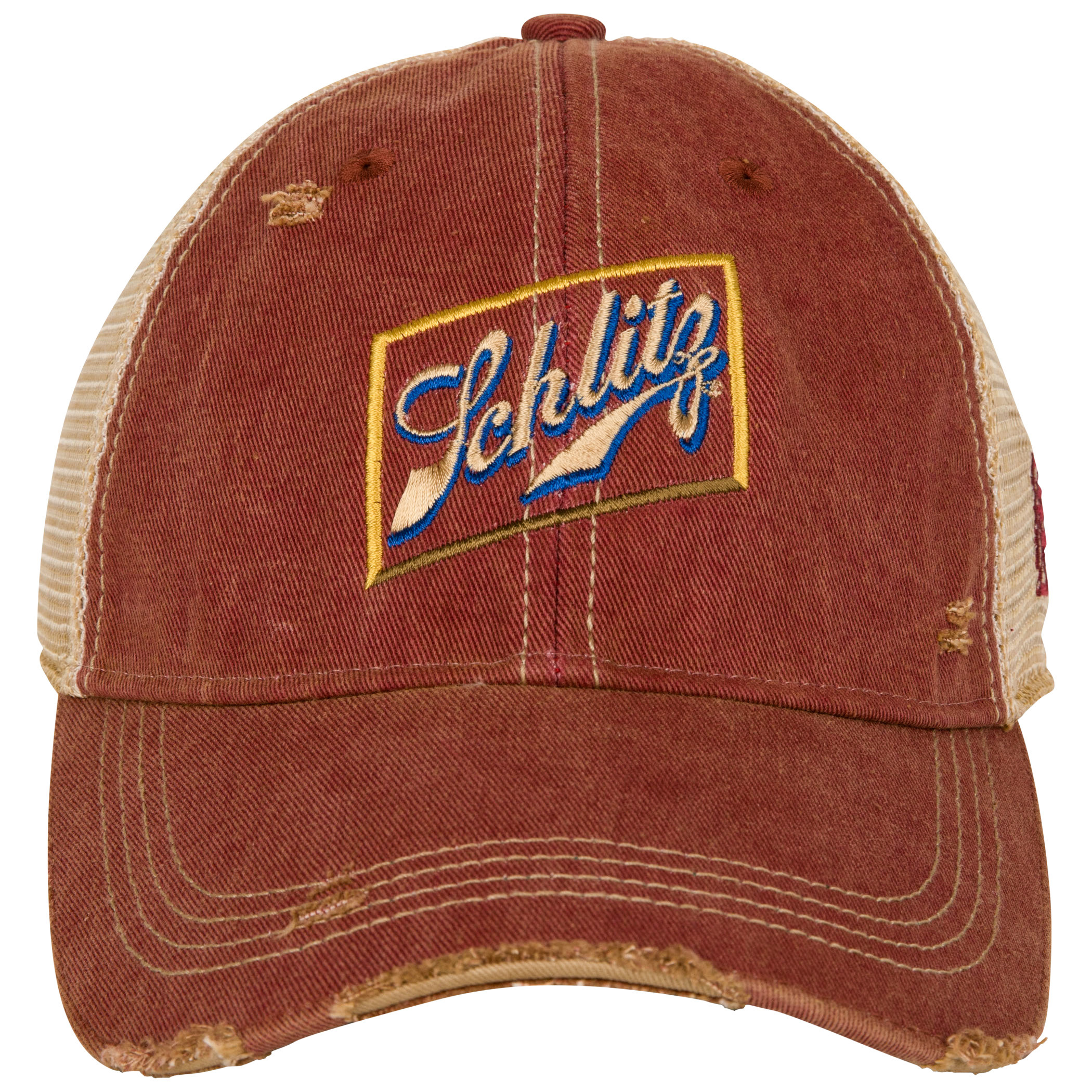 Schlitz Embroidered Patch Adjustable Hat