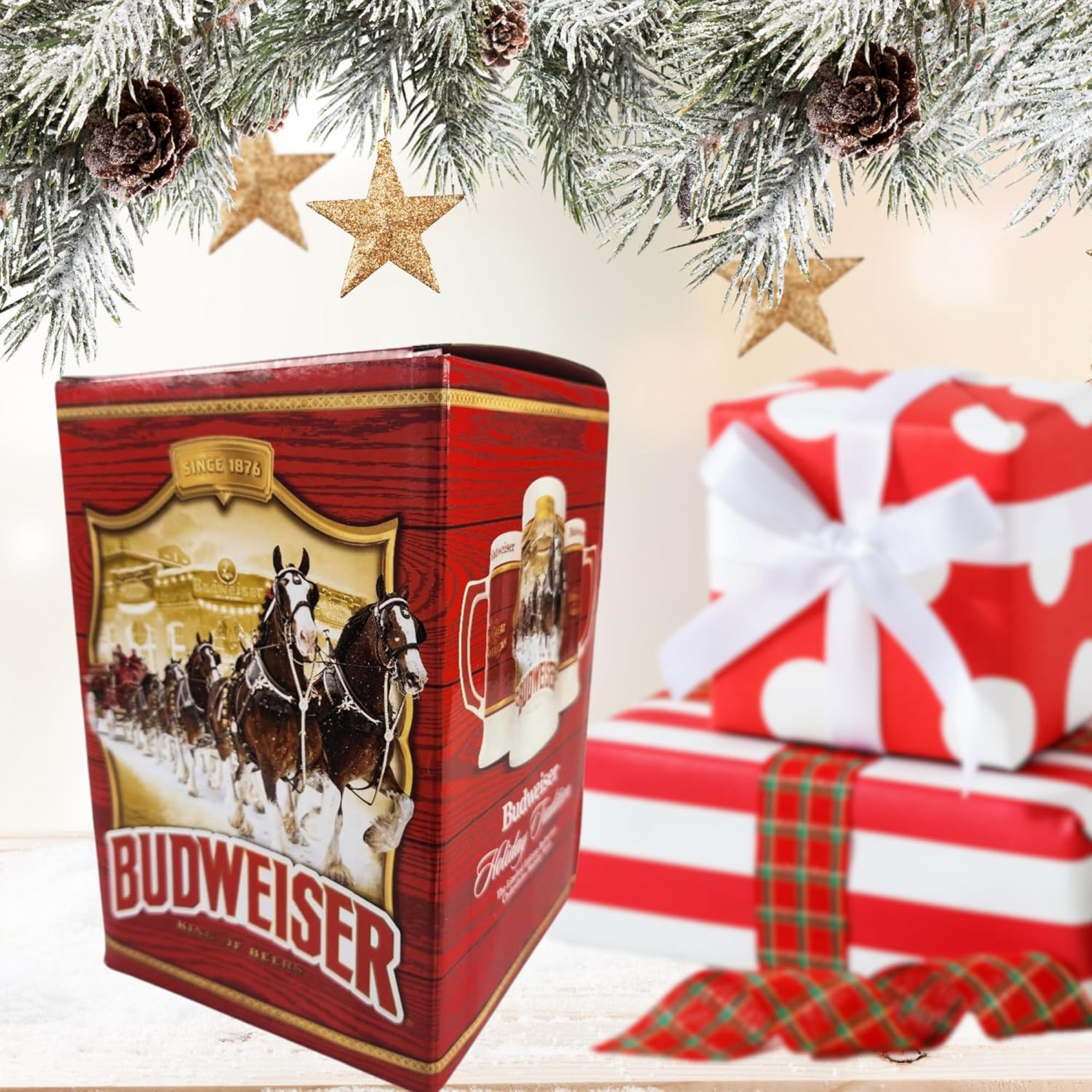 Budweiser Limited-Edition 2024 Holiday Stein