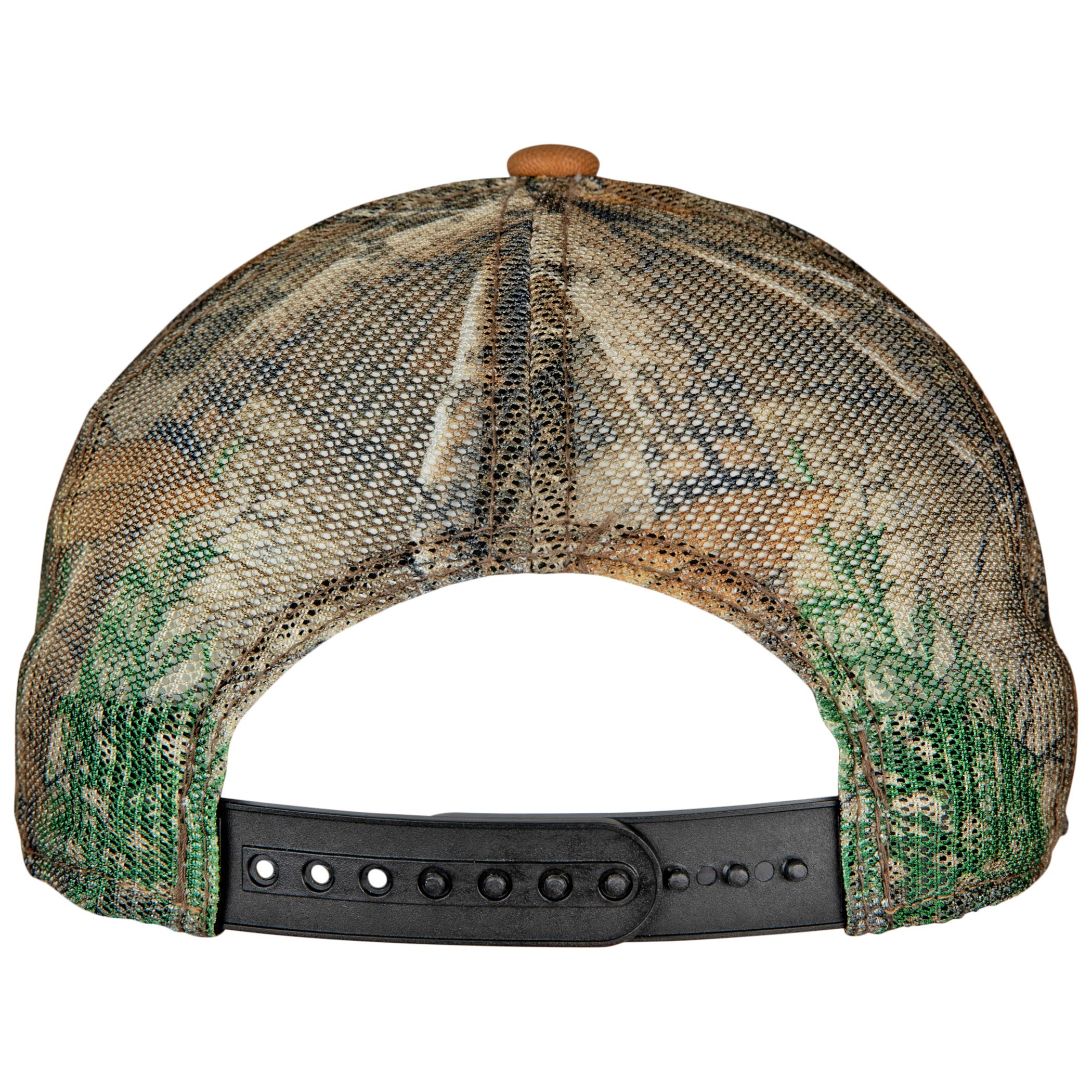 Chevrolet Logo Worn Camo Pre-Curved Adjustable Trucker Hat