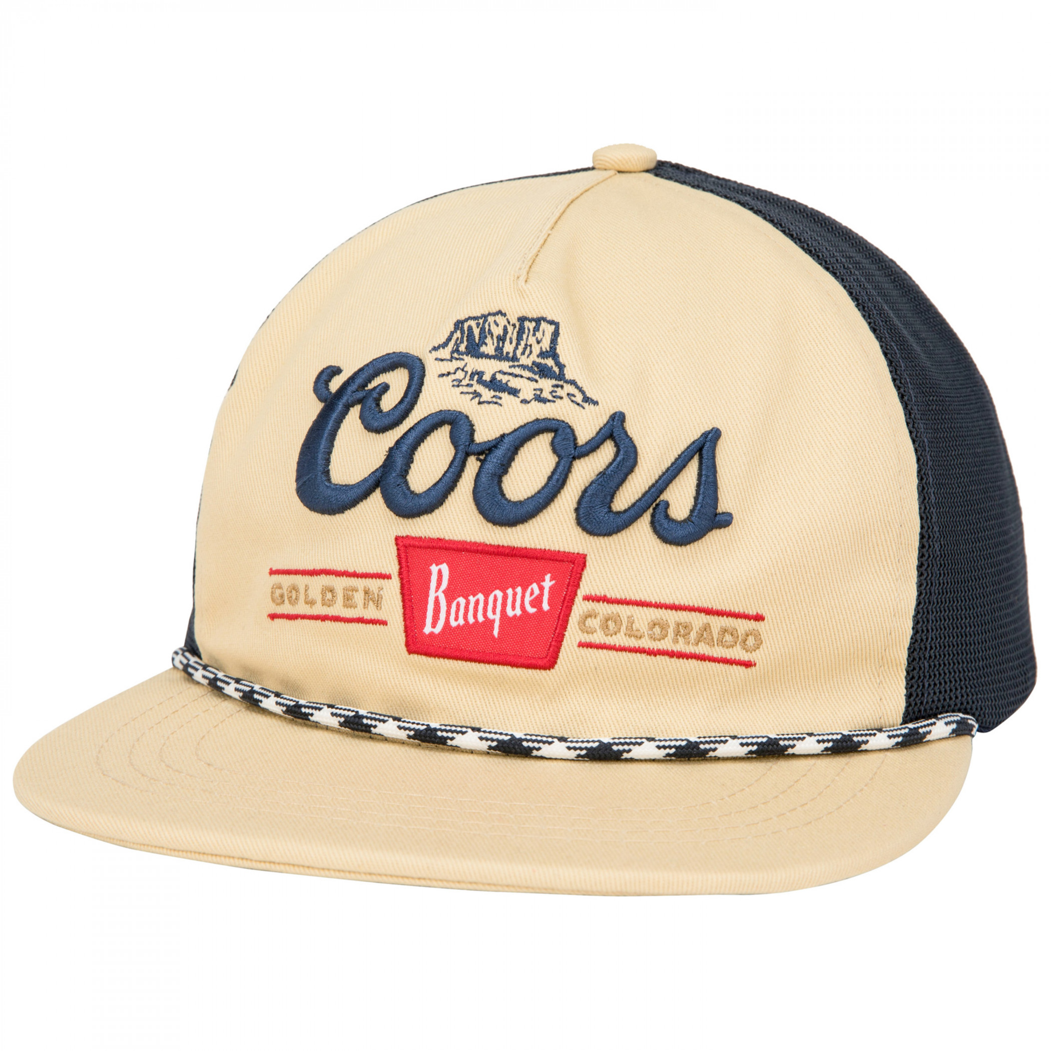 Coors Golden Banquet Plateau Snapback Rope Hat