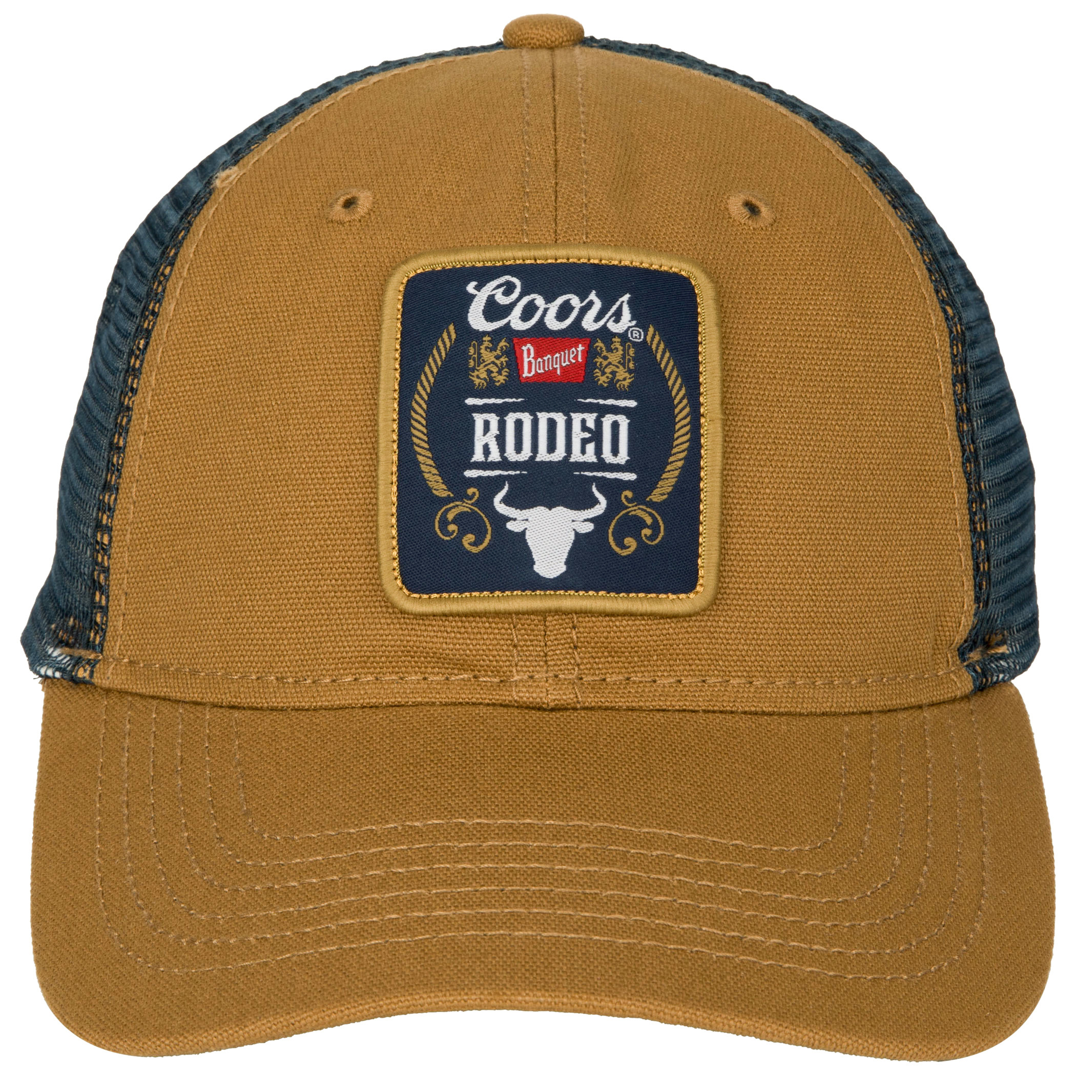 Coors Banquet Rodeo Rope Logo Canvas Snap Back Hat