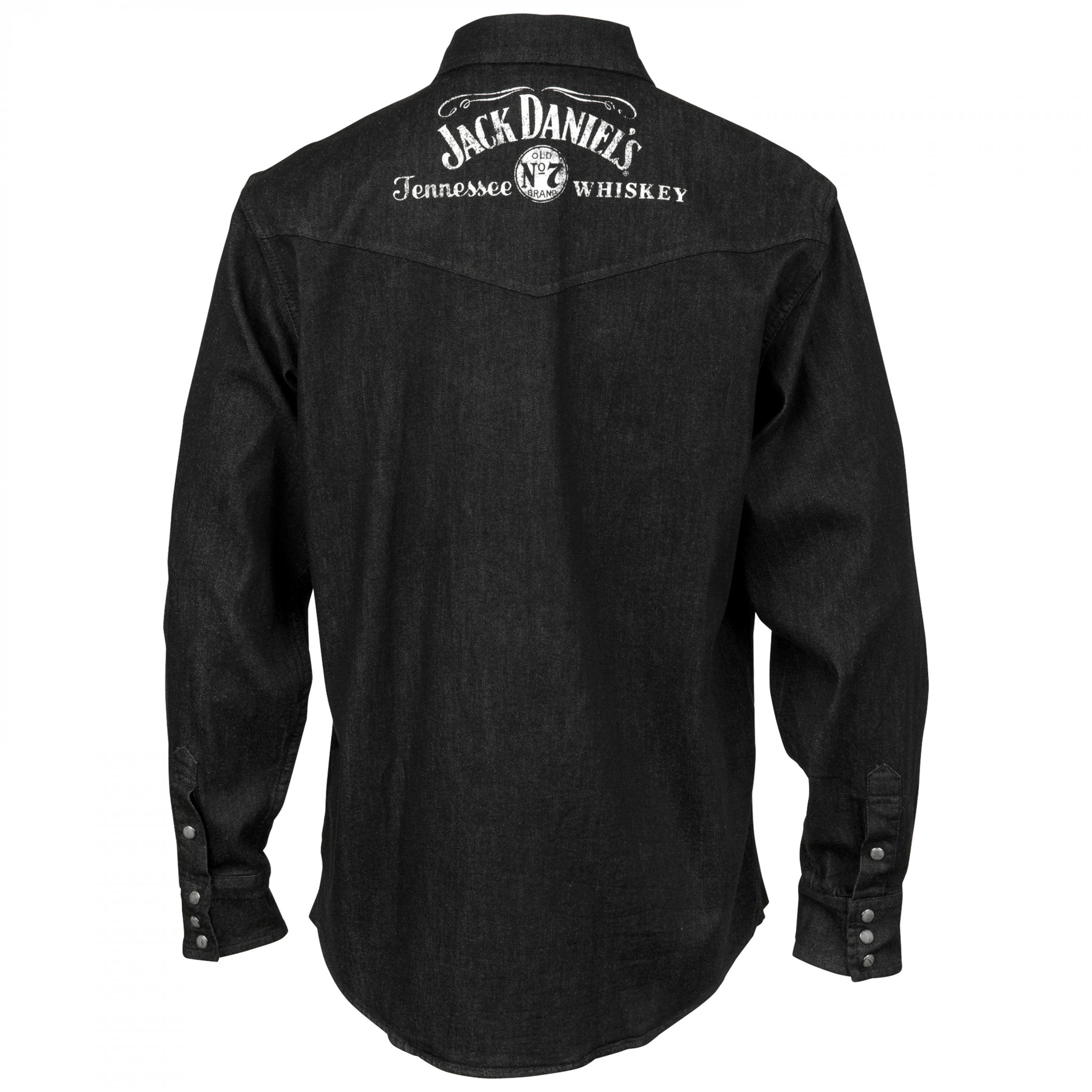 Jack Daniel's Denim Western Snap Buttons Shirt