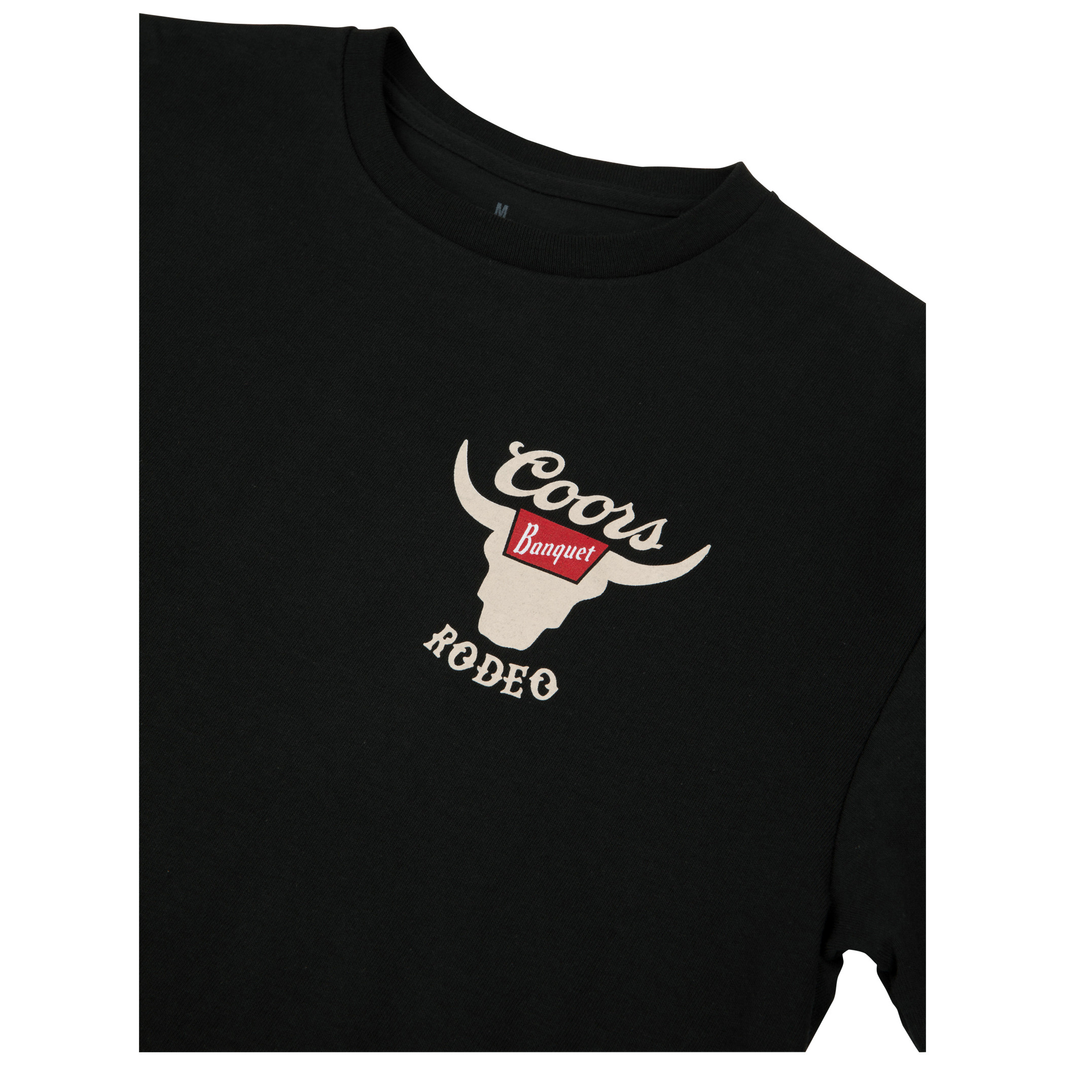 Coors Banquet Rodeo Horns Logo Front and Back Print Long Sleeve Shirt