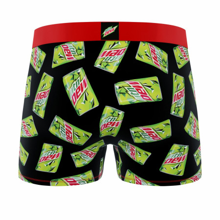 Crazy Boxers Mountain Dew Cans Boxer Briefs