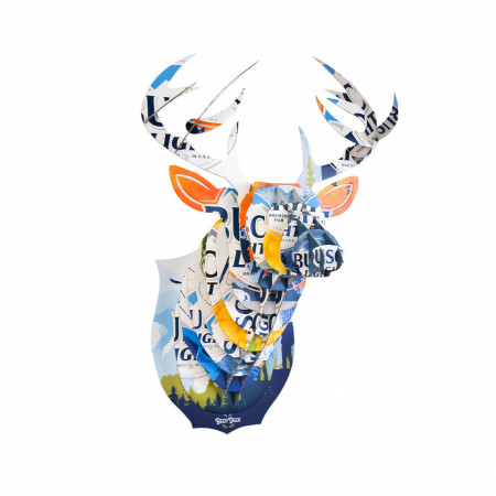 Busch Light Cardboard Deer Head Mount