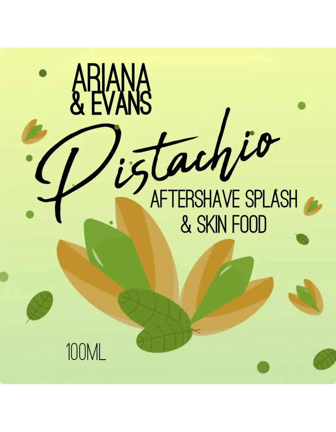Ariana & Evans After Shave, Pistachio - West Coast Shaving