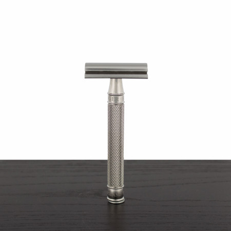 Edwin Jagger DE 3ONE6 Stainless Steel Safety Razor, Knurled - West ...