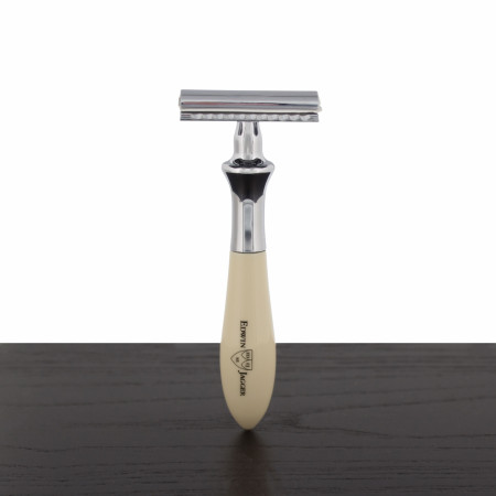 Edwin Jagger Imitation Ivory Plaza Double Edge Razor