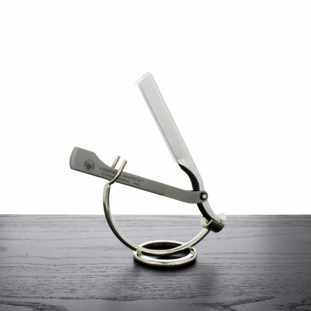 Dovo Shavette Straight Razor, Stainless Steel Handle - West Coast Shaving