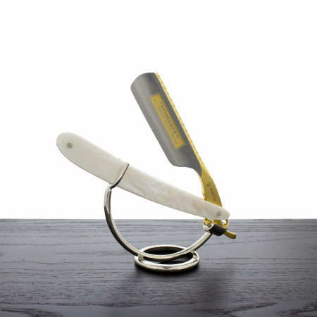 Dovo 6/8" Bismarck Pearl Acrylic Straight Razor - West Coast Shaving