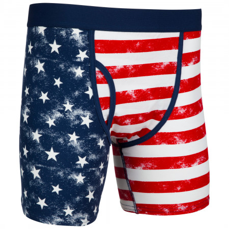 United States of America Distressed Flag Boxer Briefs
